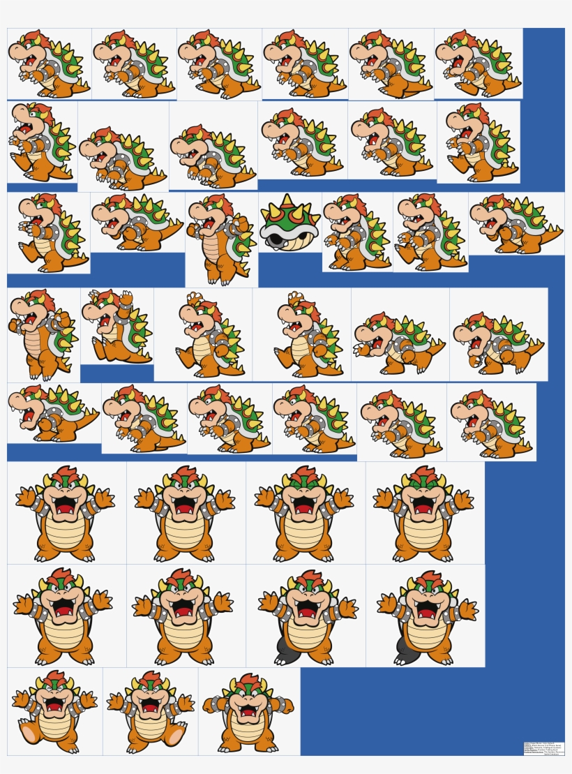 Click For Full Sized Image Black Bowser - Paper Mario Color Splash ...