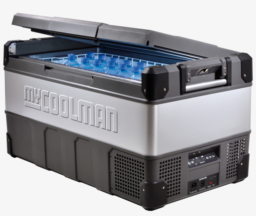 105 Litre Ac/dc Fridge Freezer - Coolman Fridge - Free Transparent PNG ...