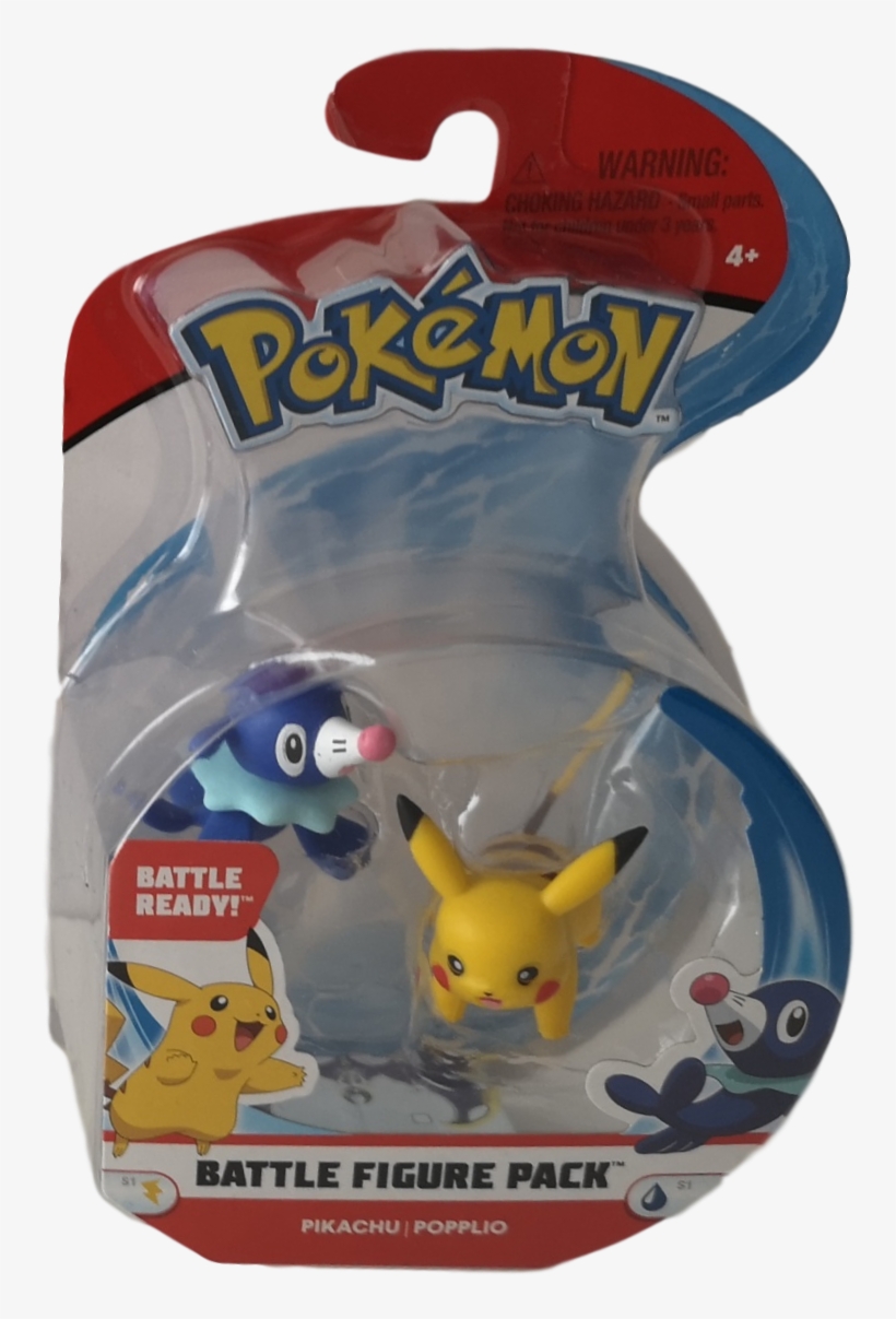Pokemon Battle Figure Pack Pikachu E Popplio - Free Transparent PNG ...