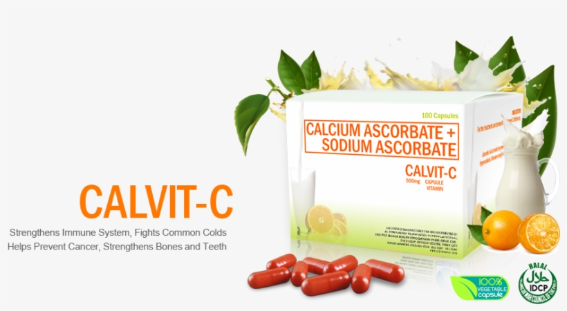 Calvit-c Capsule - Halal Philippines - Free Transparent PNG Download ...