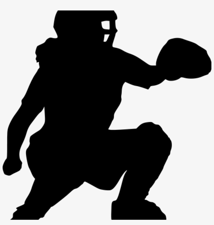 Softball Player Catcher Clip Art