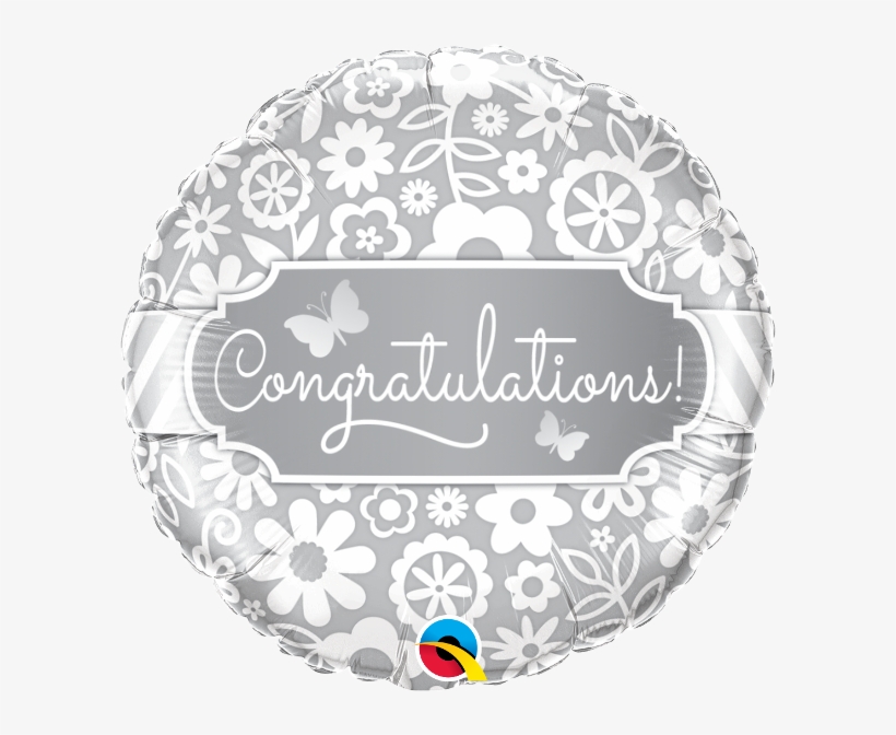 Congratulations Butterflies Balloon - Free Transparent PNG Download ...
