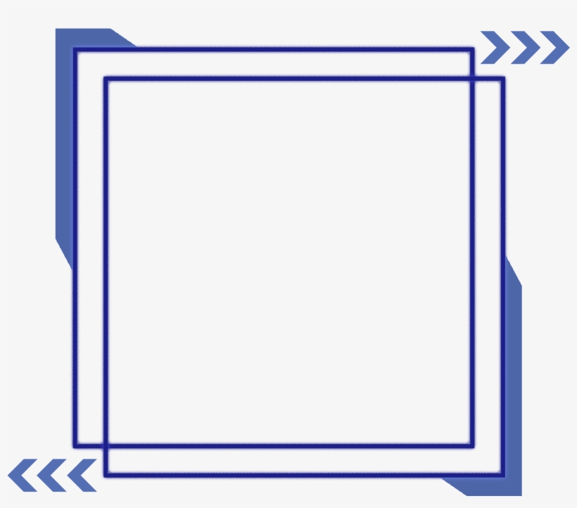 Light Blue Glowing Square Textured Border Png And Psd - Portable ...