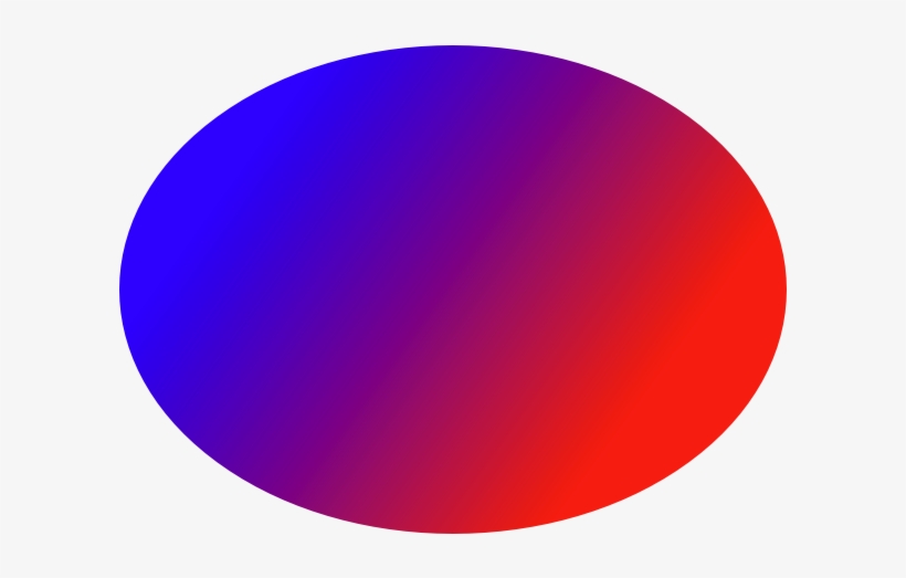 The Same Oval-shaped Gradient Image From Above, But - Red Blue And ...
