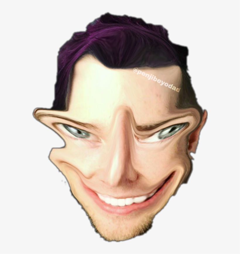Dantdm Meme Warped British Purple Ugly Sticker Png - Dantdm - Free ...