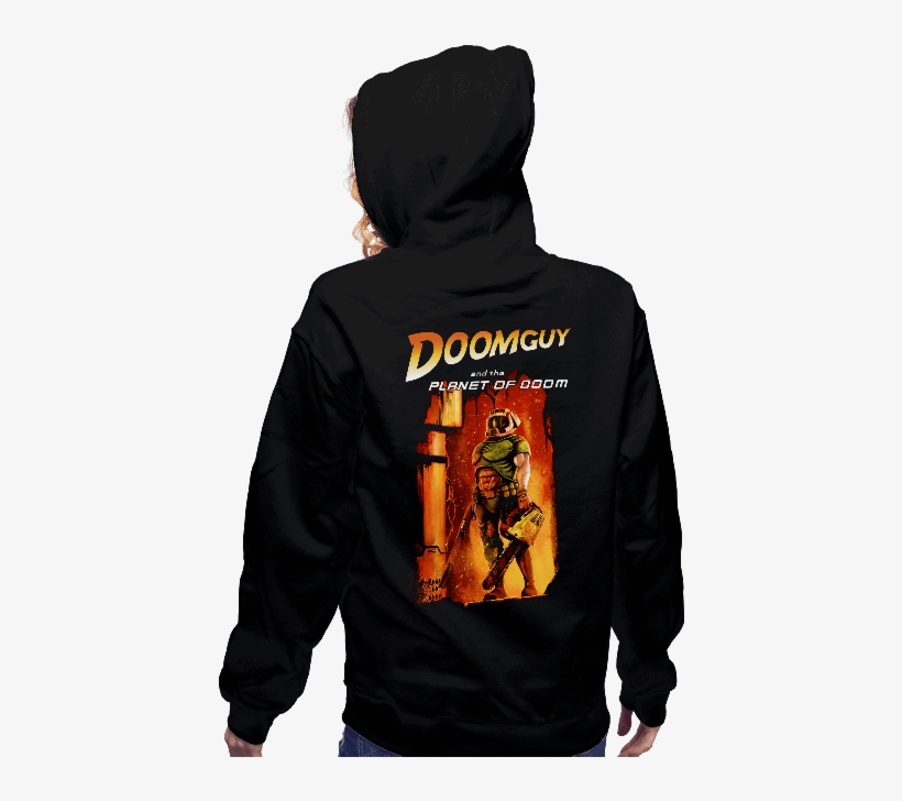 Doomguy & The Planet Of Doom - Halloween Ugly Sweater - Free ...