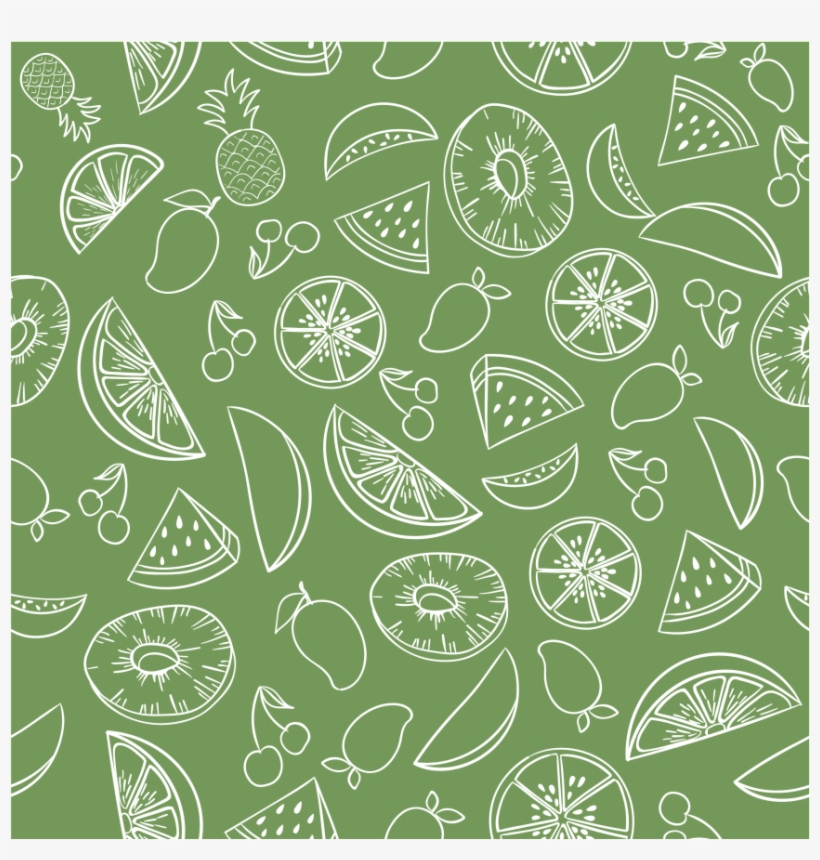 Sketch A Variety Of Fruit Menu Background Png Transparent - Portable ...