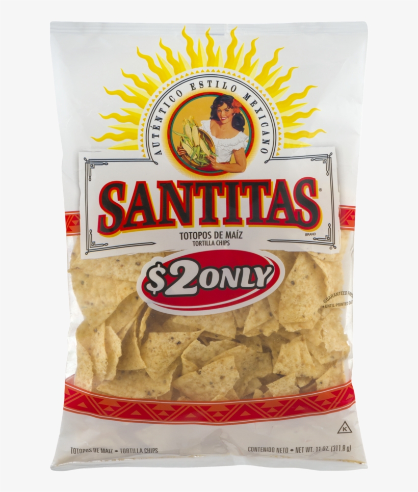 Santitas White Corn Tortilla Chips, 11 Oz - Santitas White Corn ...