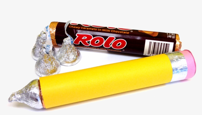 Back To School Rolo And Hershey's Kisses Pencil Craft - Rolo Pencil ...