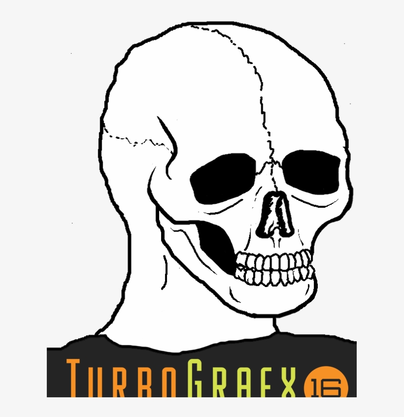 Face Bone Black And White Nose Head Human Behavior - Xbox Wojak - Free ...