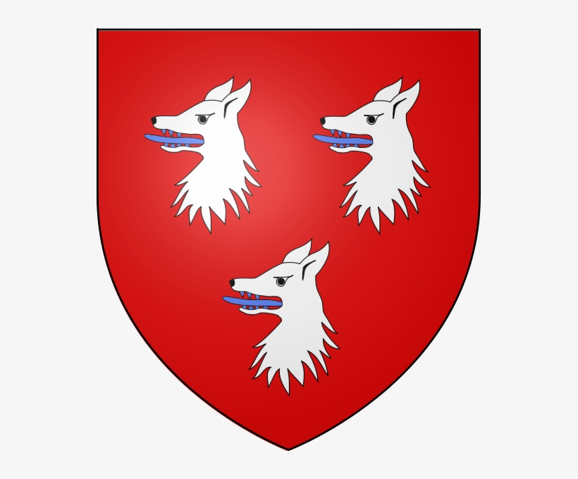 Robertson Of Struan / Strowan Gules, Three Wolves' - Wolf Head Coat Of ...