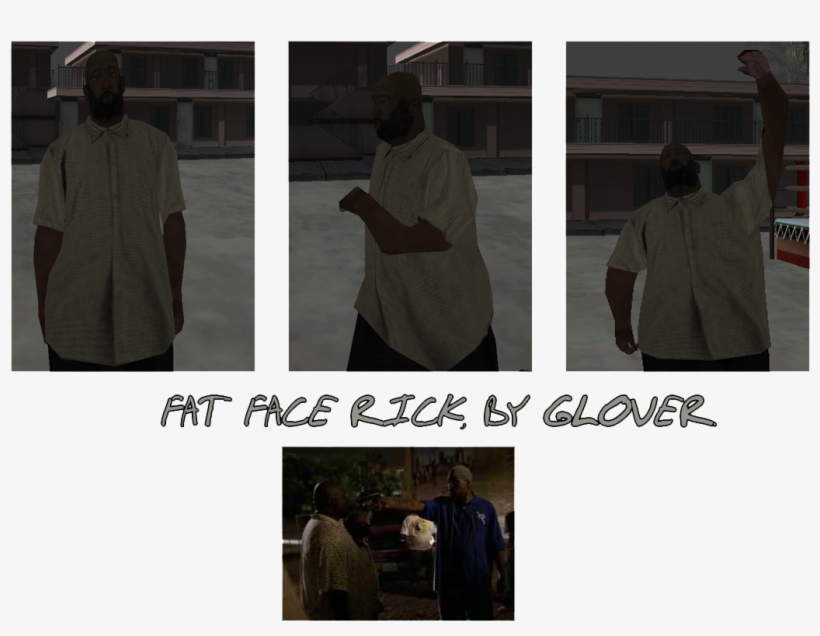 Fat Face Rick - Fat Face Rick The Wire - Free Transparent PNG Download ...