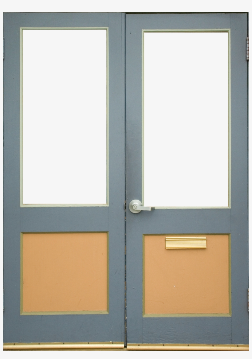 Blue Double Door - Home Door - Free Transparent PNG Download - PNGkey