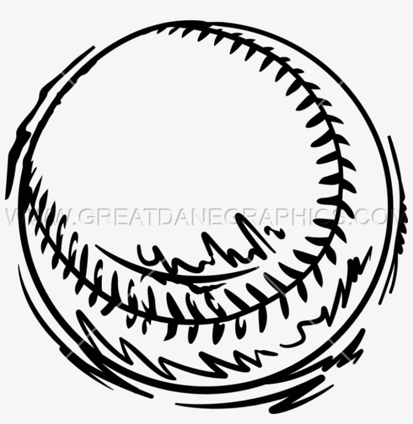 Drawing Baseball Line - Baseball Sketch Transparent - Free Transparent ...