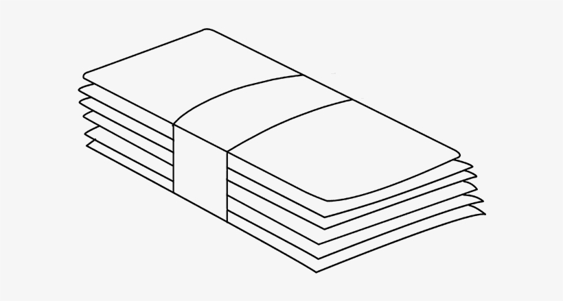 How To Draw Stack Of Money - Draw Stacks Of Money - Free Transparent ...