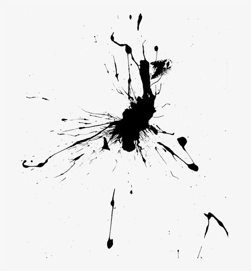 Paint Splatter Splash - Too Weak To Dance - Free Transparent PNG ...