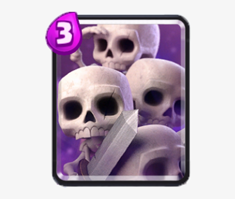Skelton Army - Clash Royale Skeleton Army Card - Free Transparent PNG ...