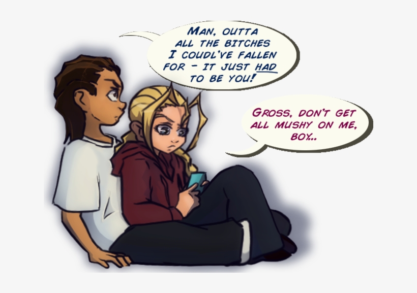 Dammit - Boondocks Riley X Cindy - Free Transparent PNG Download - PNGkey