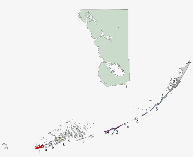 Collection Of Free Florida Vector Map - Monroe County Florida - Free ...