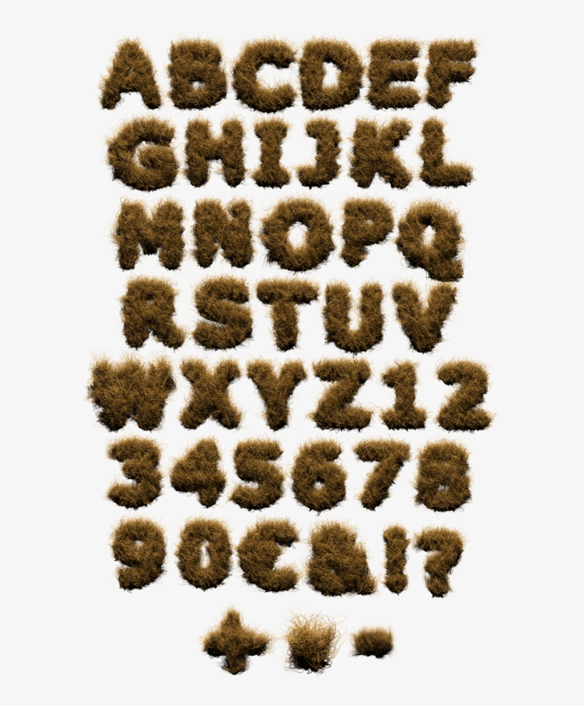Hay Fur Soft Font - Fur Letters Font - Free Transparent PNG Download ...