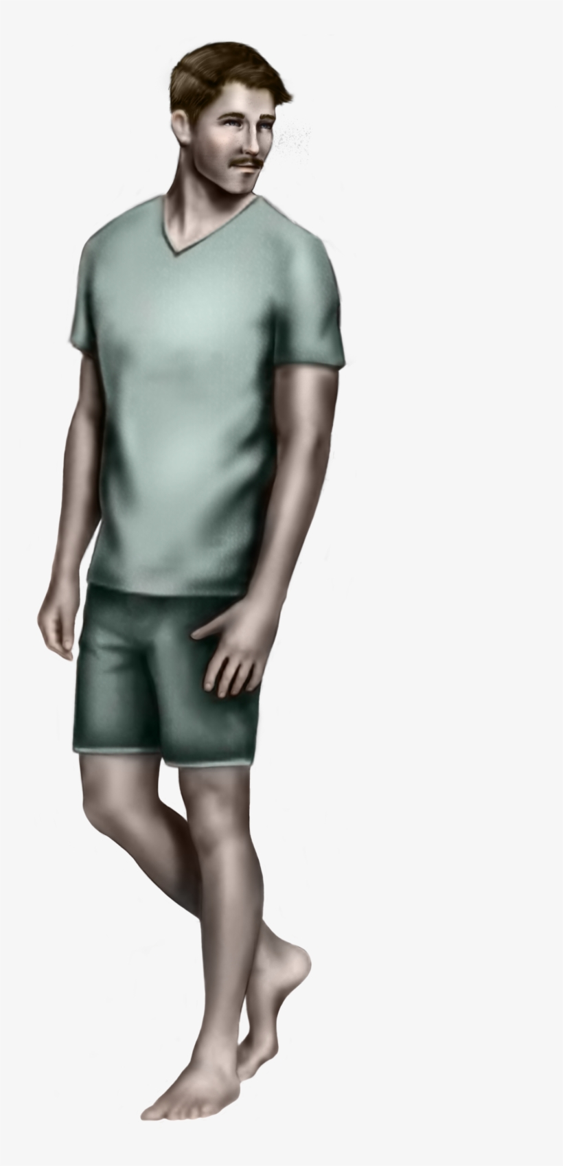 2d, Character, Digital - Standing - Free Transparent PNG Download - PNGkey