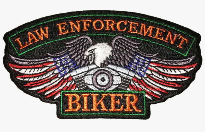 Law Enforcement Biker Patch - Emblem - Free Transparent PNG Download ...