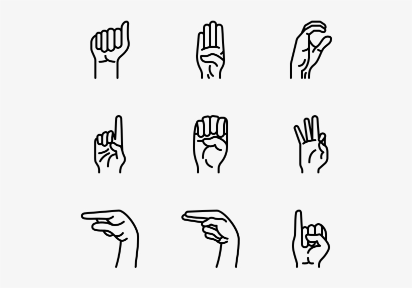 Hand Sign - Free Transparent PNG Download - PNGkey