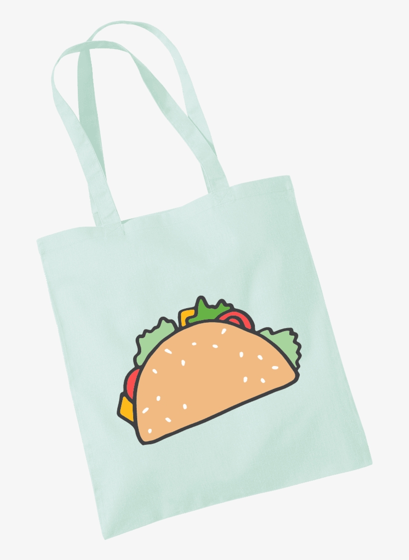 Taco Tote Bag - Tote Bag - Free Transparent PNG Download - PNGkey