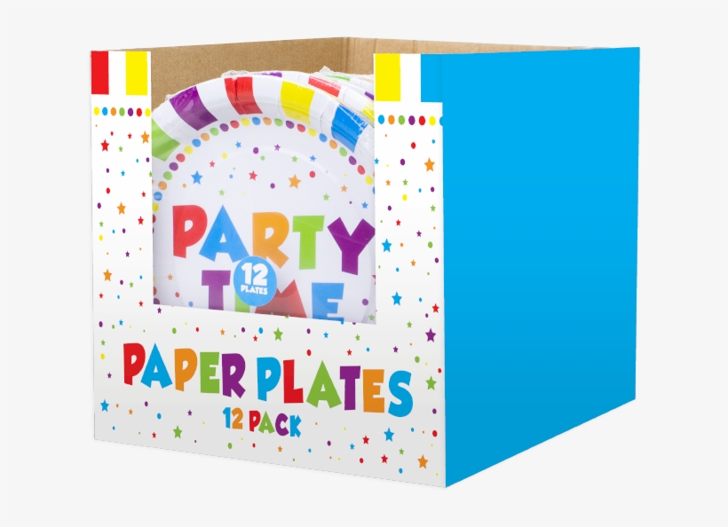 Party Disposable Paper Plates 23cm - Illustration - Free Transparent ...