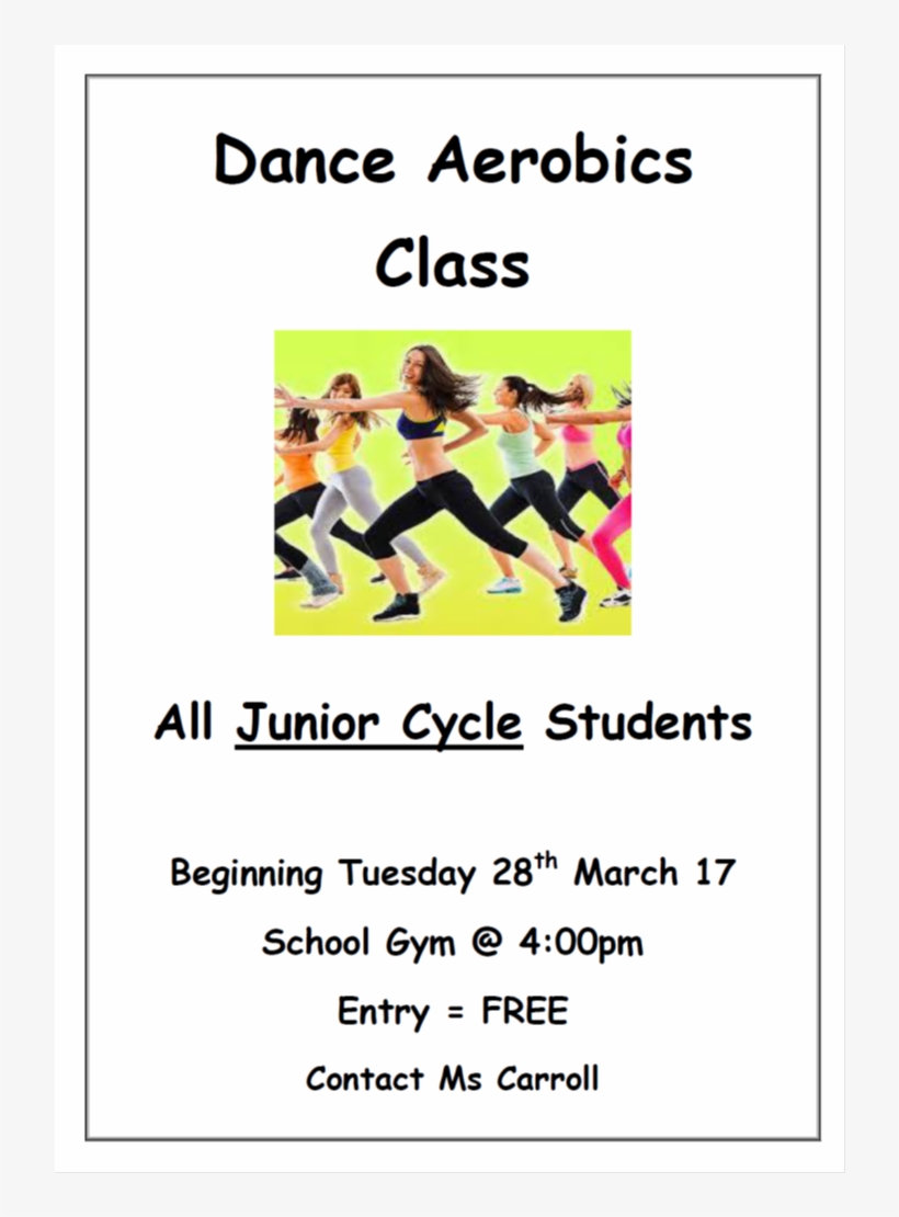 Aerobics Class Poster