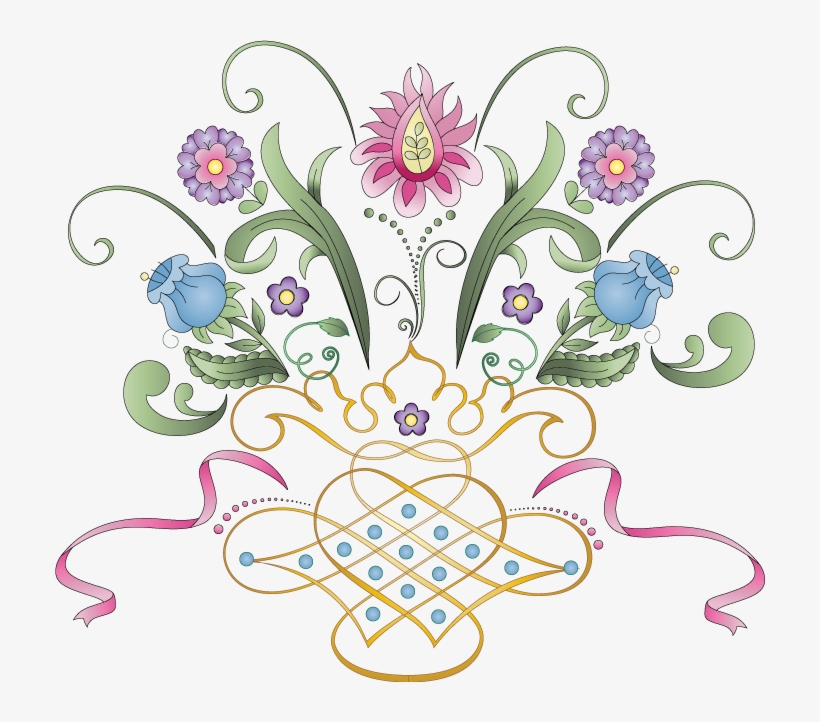 Jacobean Dreams/beautiful Borders - Free Transparent PNG Download - PNGkey