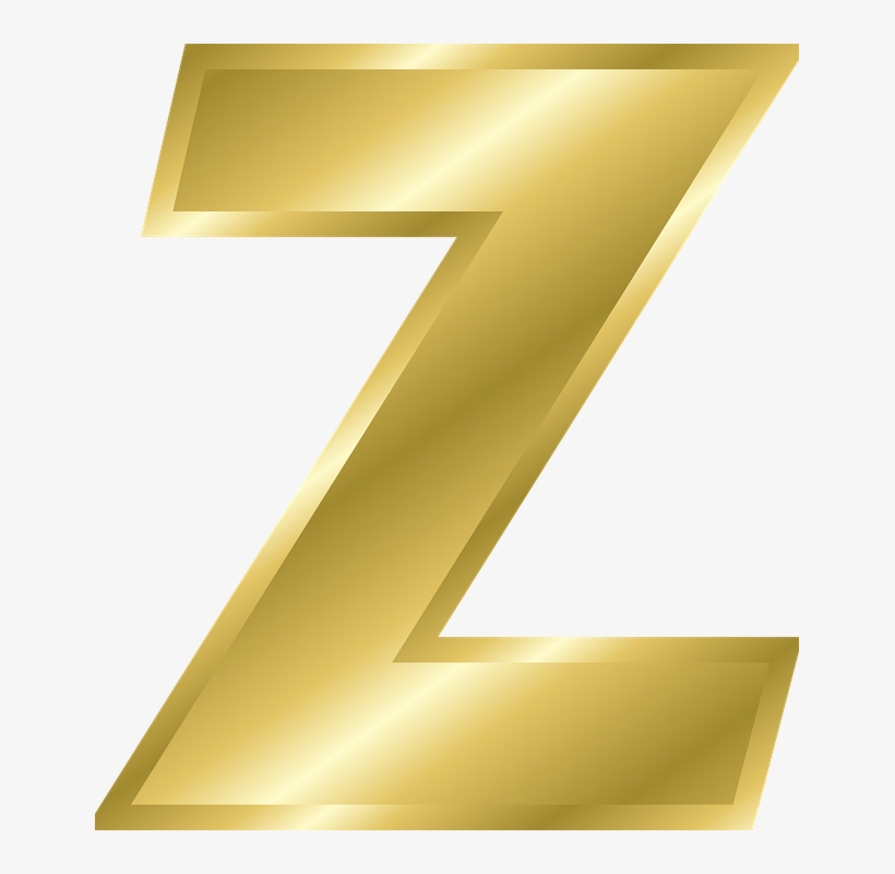 Letter-146020 960 720 - Gold Letter Z Png - Free Transparent PNG ...