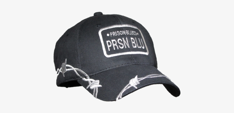 Prison Blues Barbed Wire Cap - Prison Blues Caps - Free Transparent PNG ...
