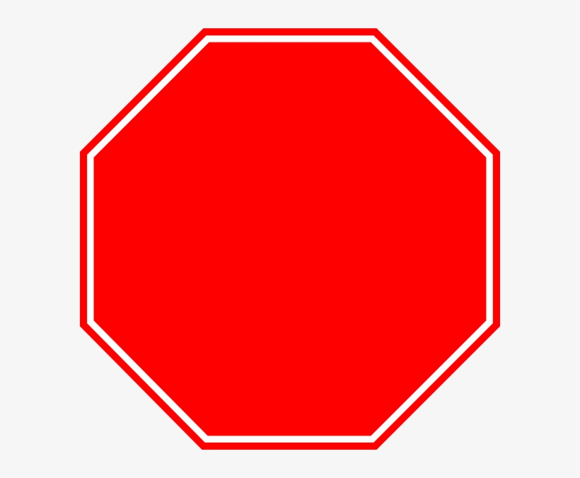 Blank Stop Sign - Blank Stop Sign Png - Free Transparent PNG Download ...