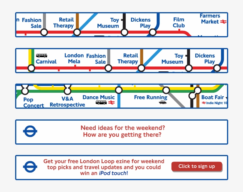 Tfl London Loop Banner - Central London Tube Map - Free Transparent PNG ...
