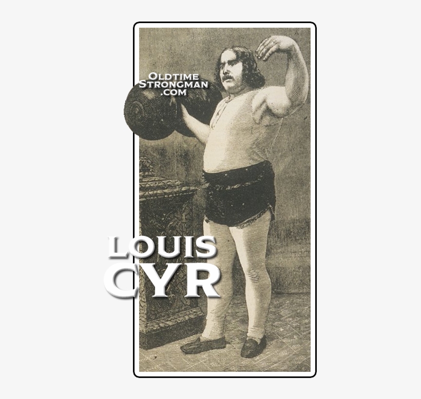 Young Louis Cyr - Retro Style - Free Transparent PNG Download - PNGkey