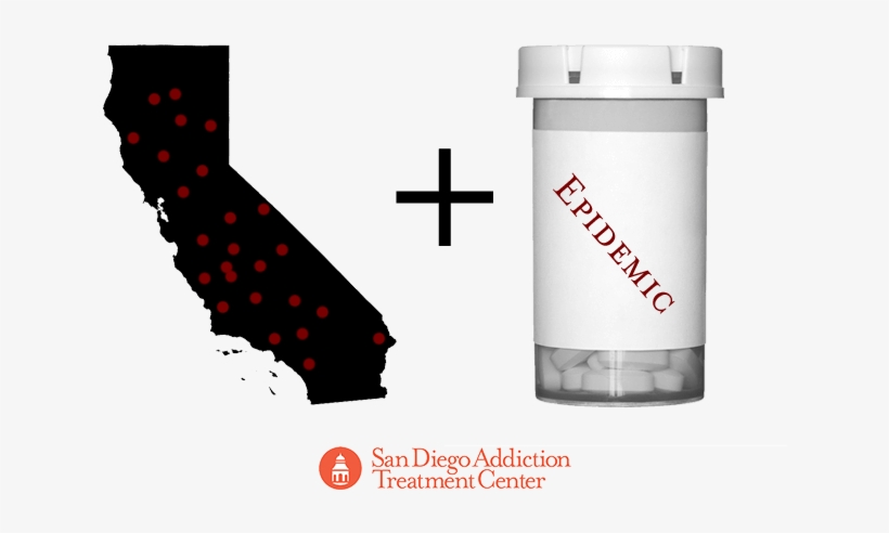 California Prescription Drug Epidemic - California Map Black - Free ...