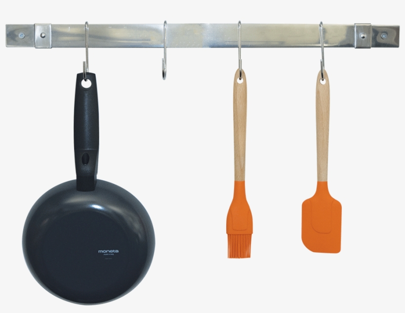 Cw6012 Stainless Steel Expanding Pot Rack Bar Range - Frying Pan - Free ...