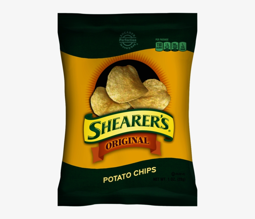Original Potato Chips - Shearer's Foods - Free Transparent PNG Download ...