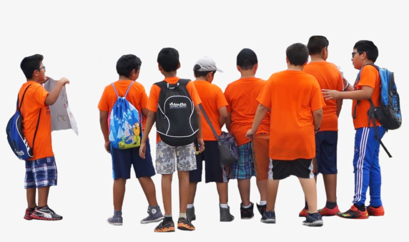 Kids Group Standing - Crew - Free Transparent PNG Download - PNGkey