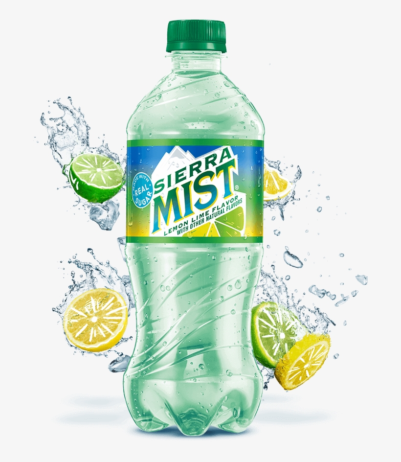 Sierra Mist - 20oz Bottle - New Sierra Mist Can - Free Transparent PNG ...