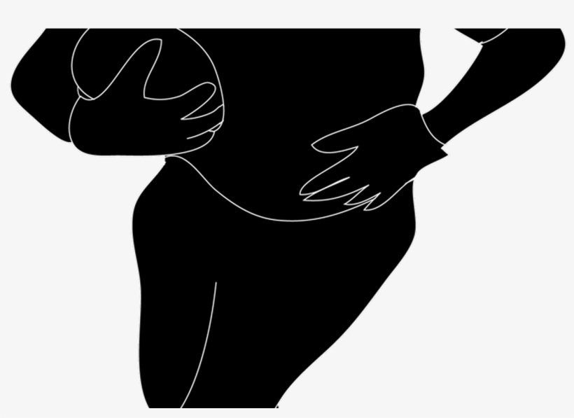 Football Player Outline Graphic Transparent Library - Clip Art - Free ...