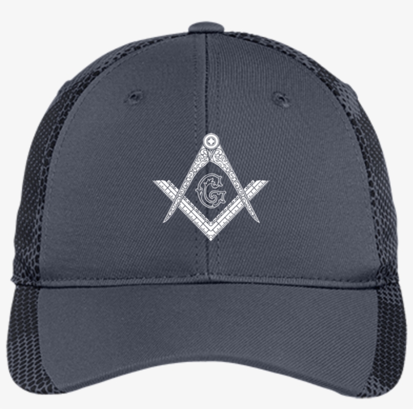 Square & Compass Sport-tek - Baseball Cap - Free Transparent PNG ...