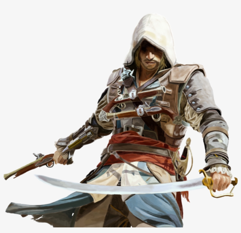 Edward Kenway Png - Assassin's Creed Pirates Edward - Free Transparent ...