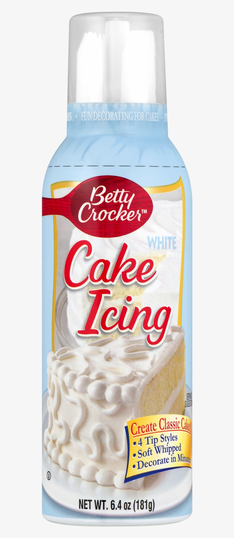 White Icing Betty Crocker - Free Transparent PNG Download - PNGkey