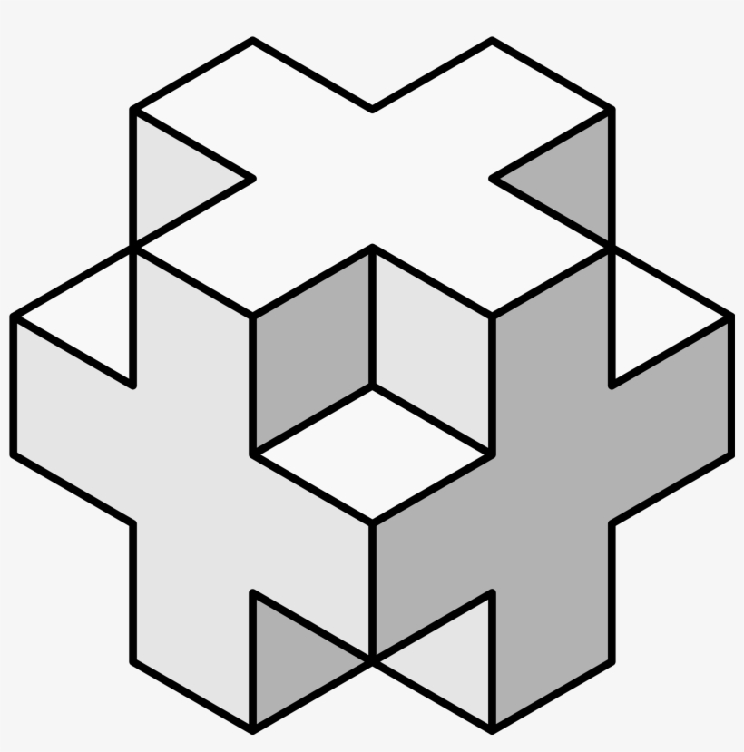 2000 X 1935 1 - Isometric Illusions - Free Transparent PNG Download ...