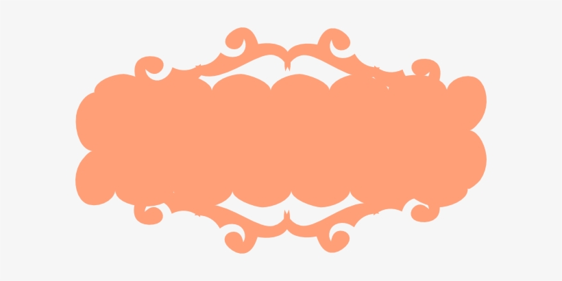 Peach - Peach Ribbon Banner Png - Free Transparent PNG Download - PNGkey
