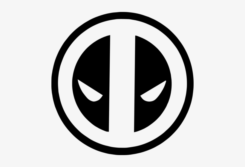 Logo Clipart Deadpool - Deadpool Symbol Black And White - Free ...
