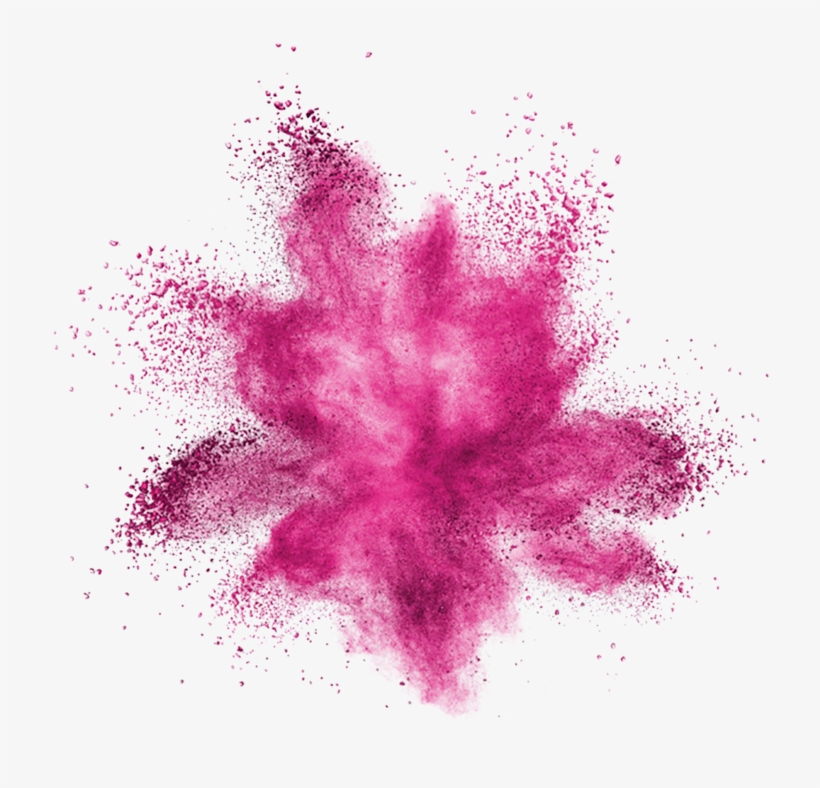Purple Particles Png Picture Transparent - Paint Powder Explosion Png ...