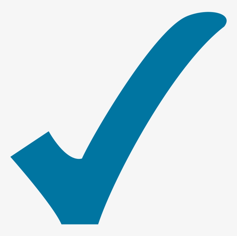Check Png Free Image - Blue Check - Free Transparent PNG Download - PNGkey